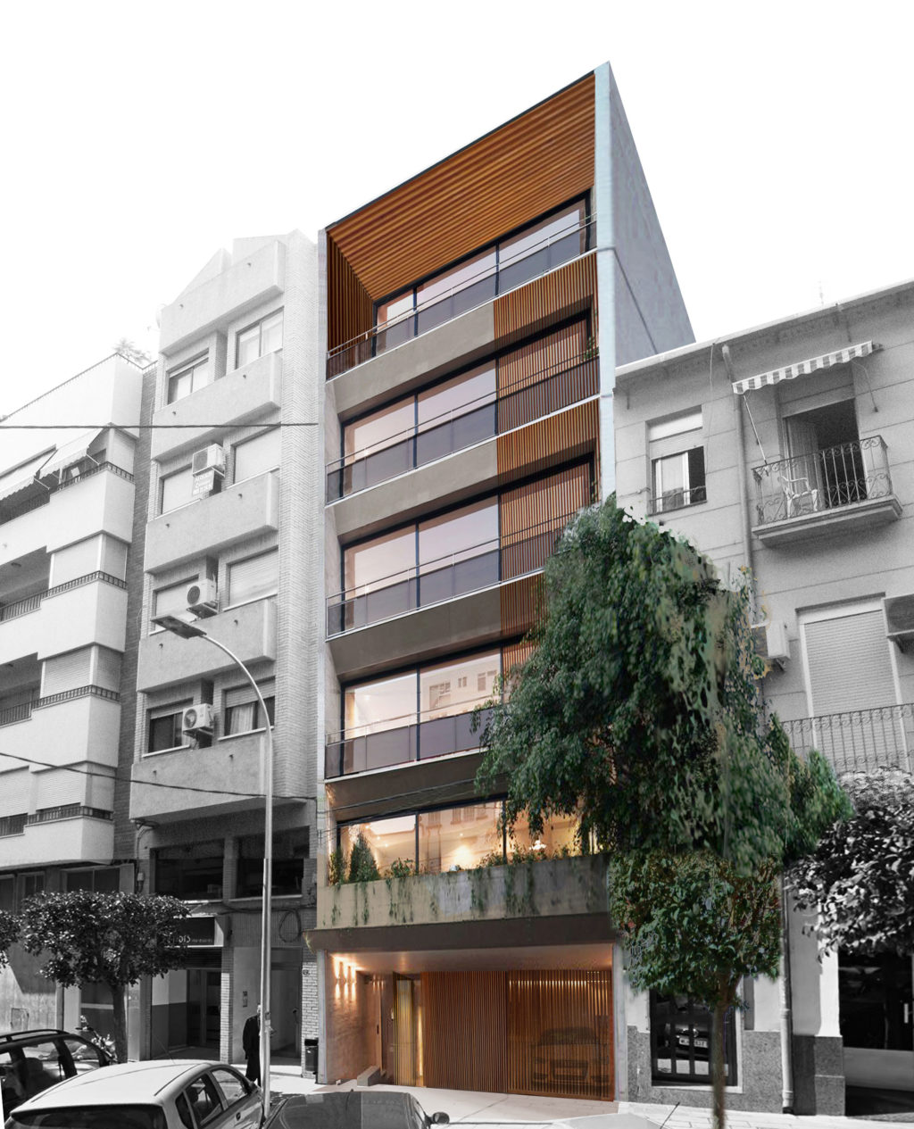 » Edificio entre medianeras